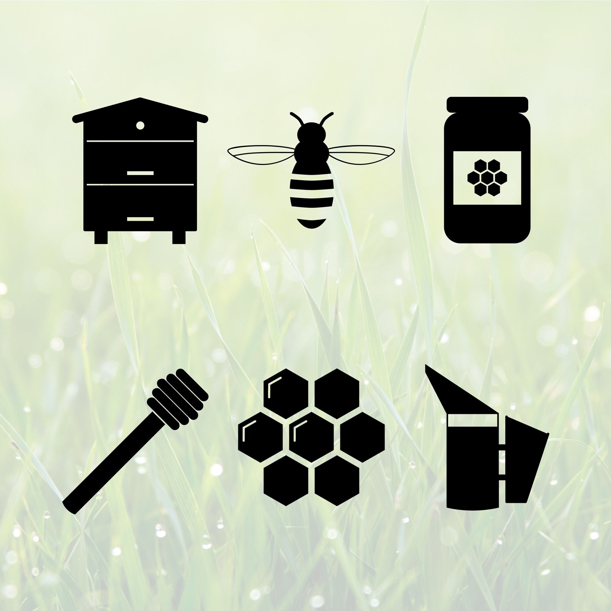 Beekeeper SVG & PNG Pack beehive Bee Honeycomb Honey Pot - Etsy