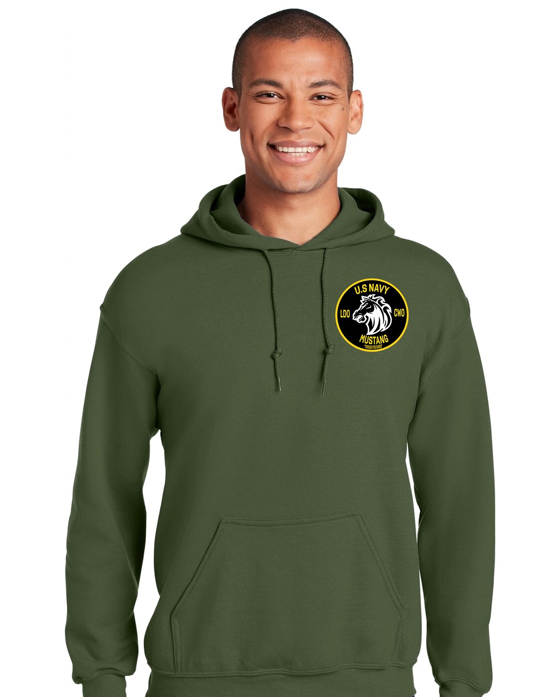 United States Navy LDO/CWO Mustang Hoodie Navy Officer US Navy Mustang ...