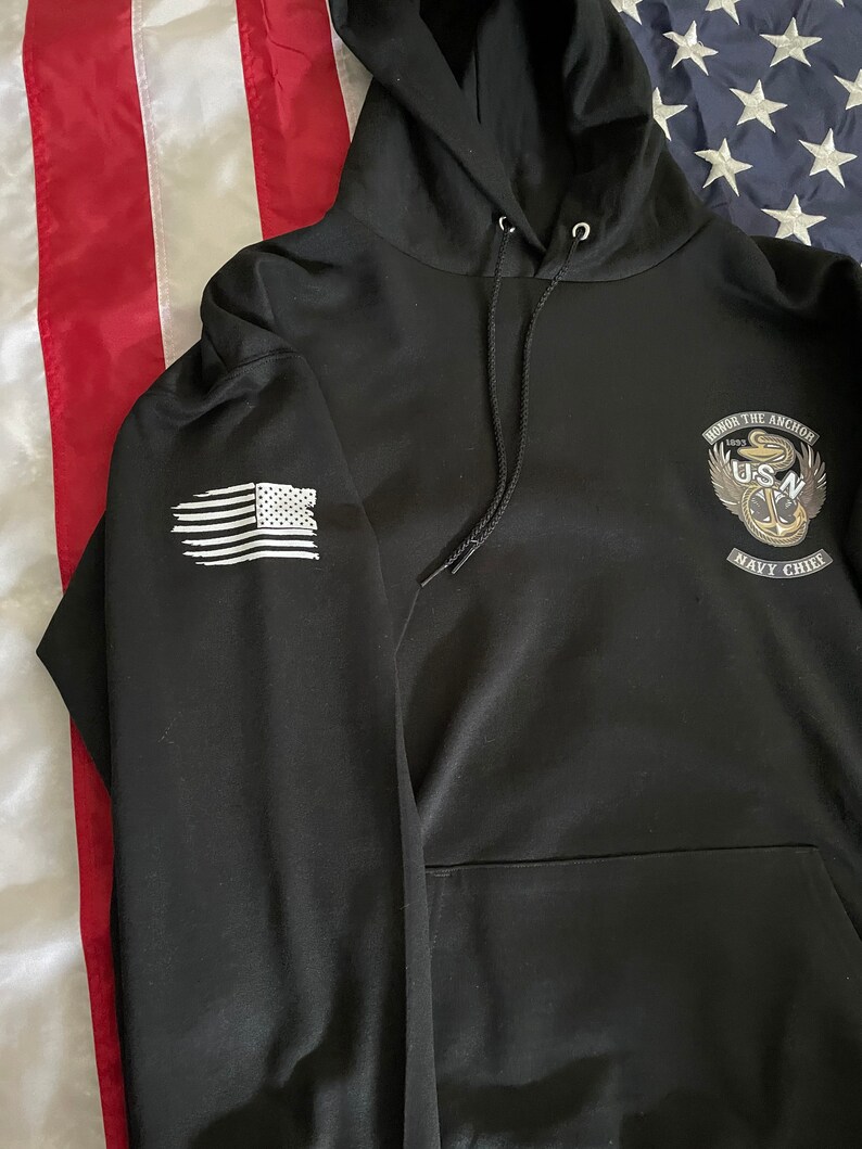 US Navy Chief Hoodie - Etsy