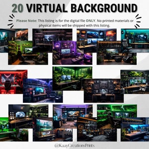 Youtube Studio Background, Virtual Digital Backdrops for Content ...