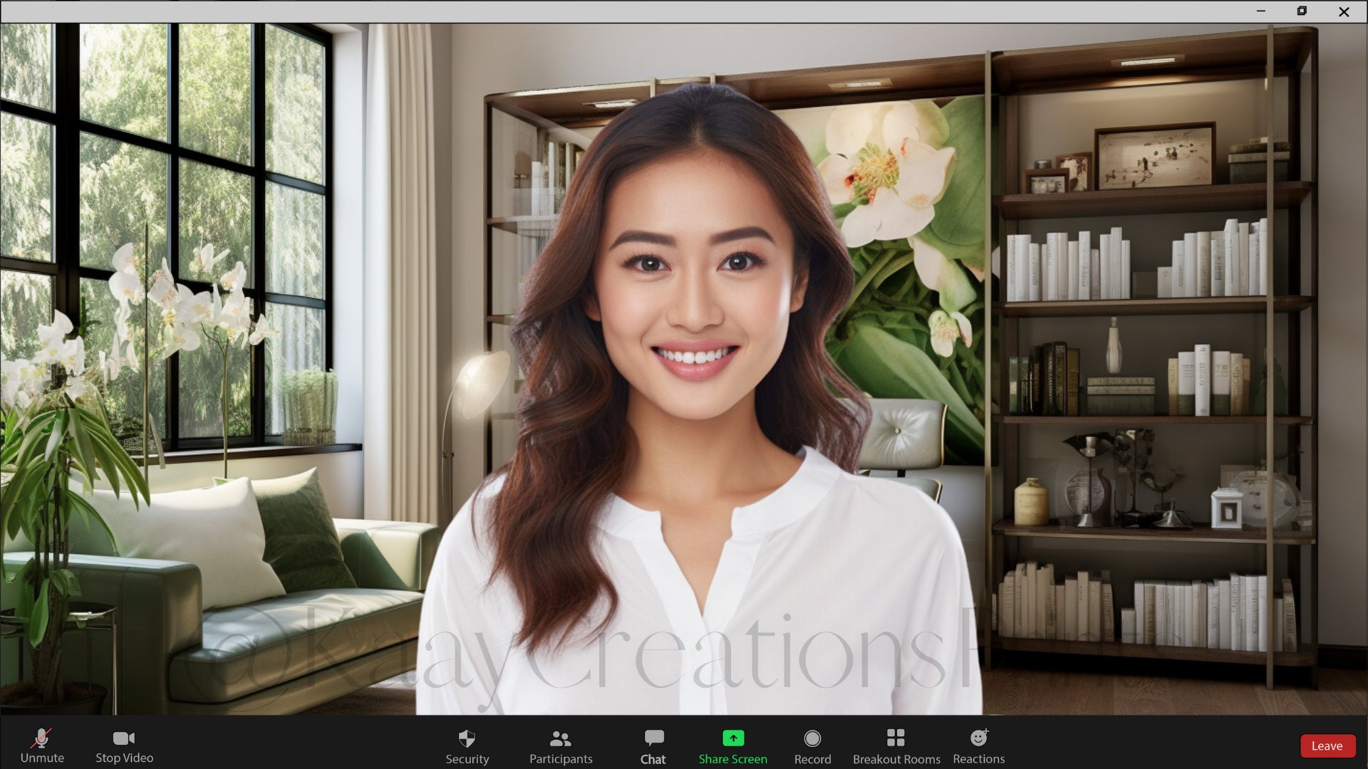 Microsoft Teams Backgrounds, Digital Office Backdrops, Instant Download ...