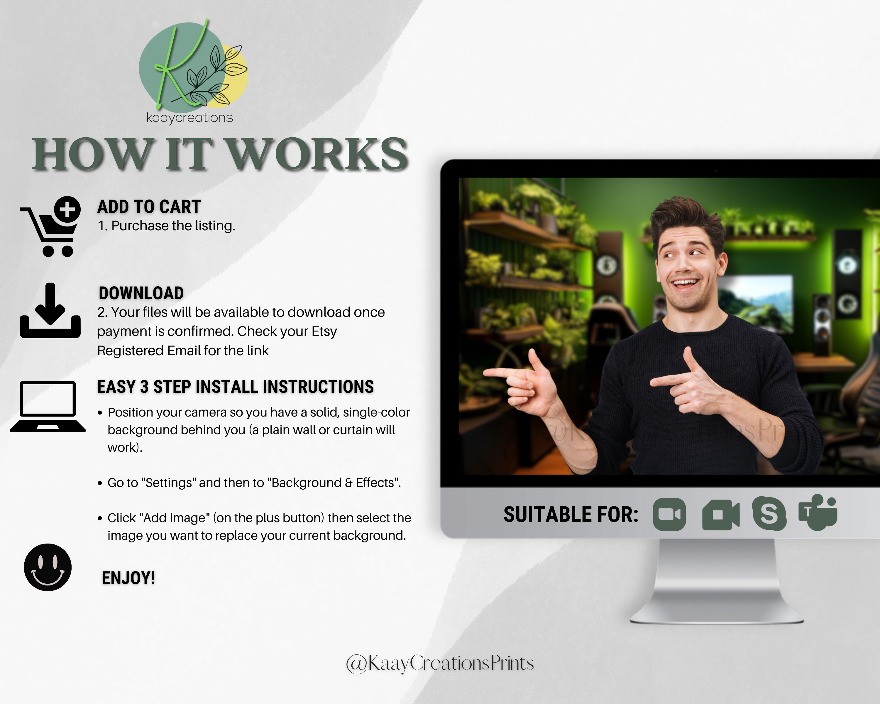 Youtube Studio Background, Virtual Digital Backdrops for Content ...