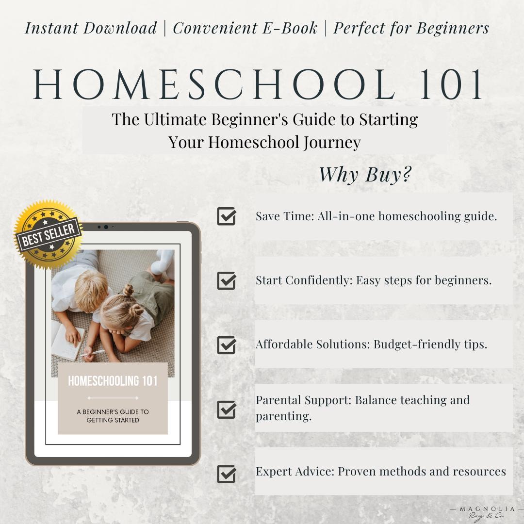 Homeschool 101: Ultimate Beginner’s Guide Ebook | Step-by-step Homeschooling Guide for Parents ...