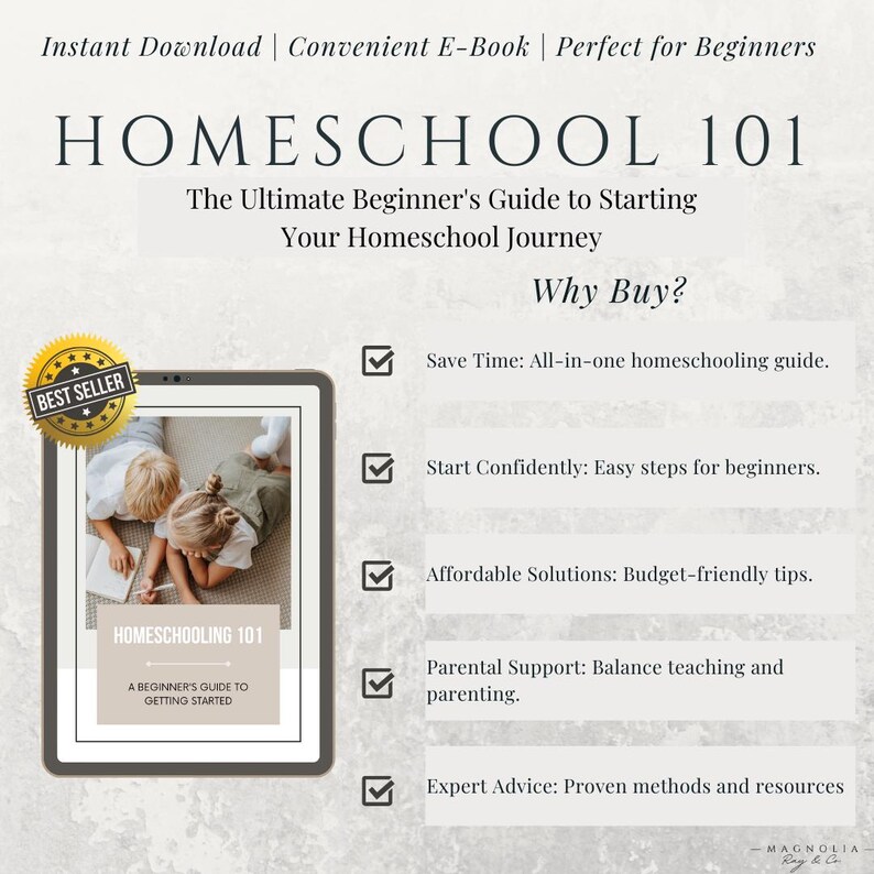 Homeschool 101: Ultimate Beginner’s Guide Ebook | Step-by-step ...