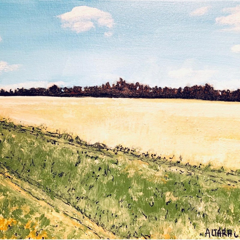 Prairie Painting - Etsy Canada