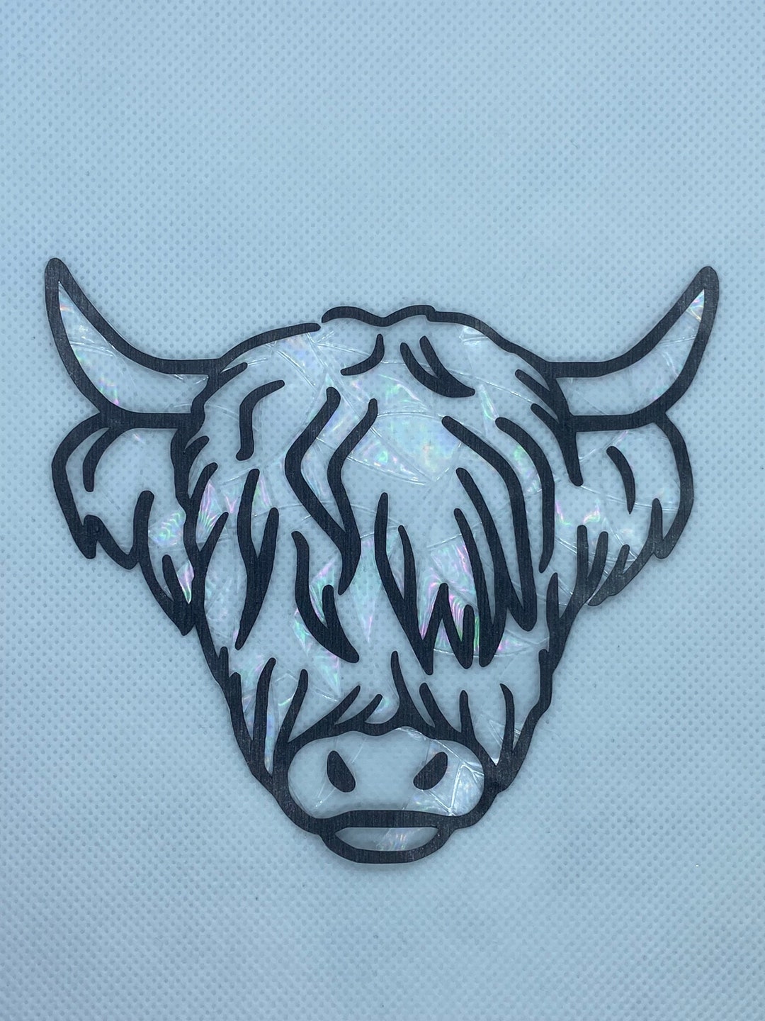 Reusable Cow Sun Catcher Sticker - Etsy