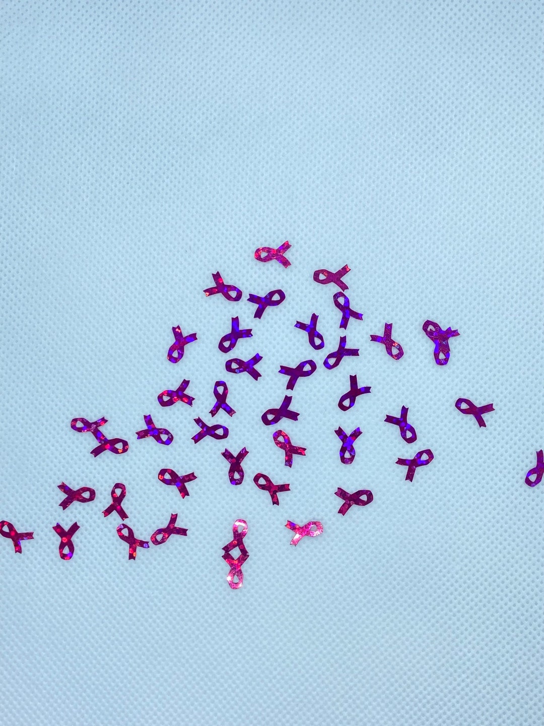 Holographic Breast Cancer Ribbon - Etsy