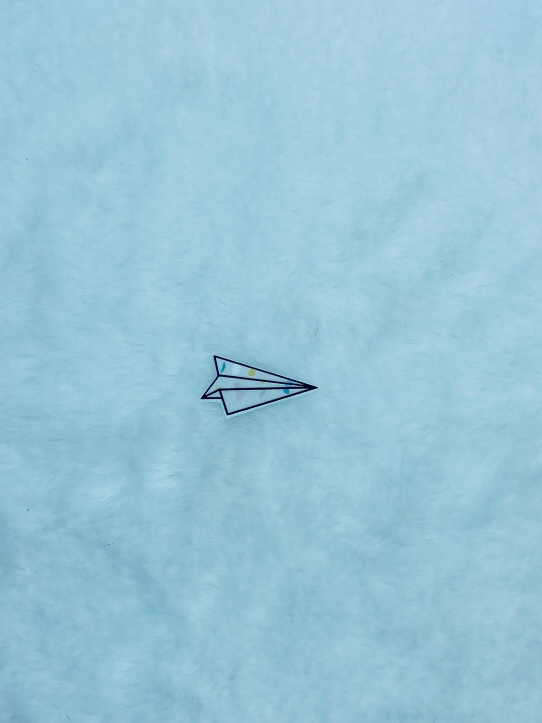 Mini Origami Paper Airplane Sticker - Etsy