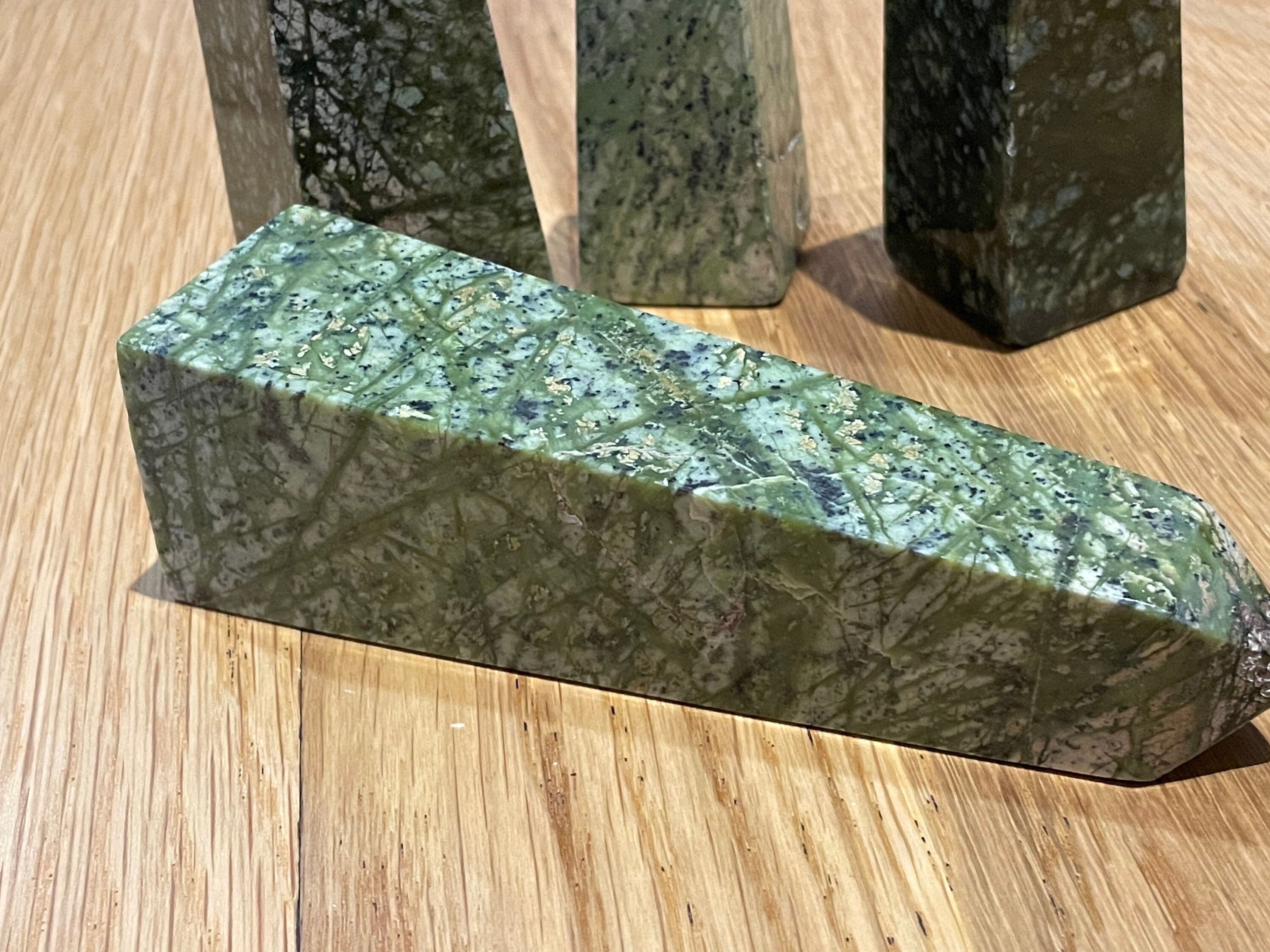 Jungle/forest Jade Obelisks - Etsy