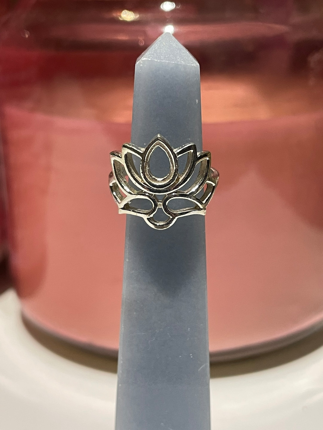 Lotus Flower Ring; Sterling Silver - Etsy