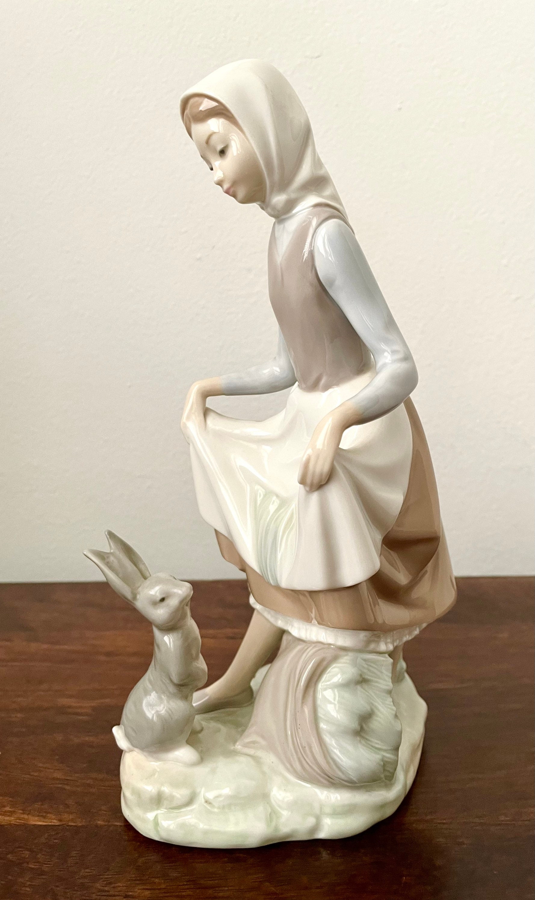 Vintage Lladro rabbits Food 4826 - Etsy