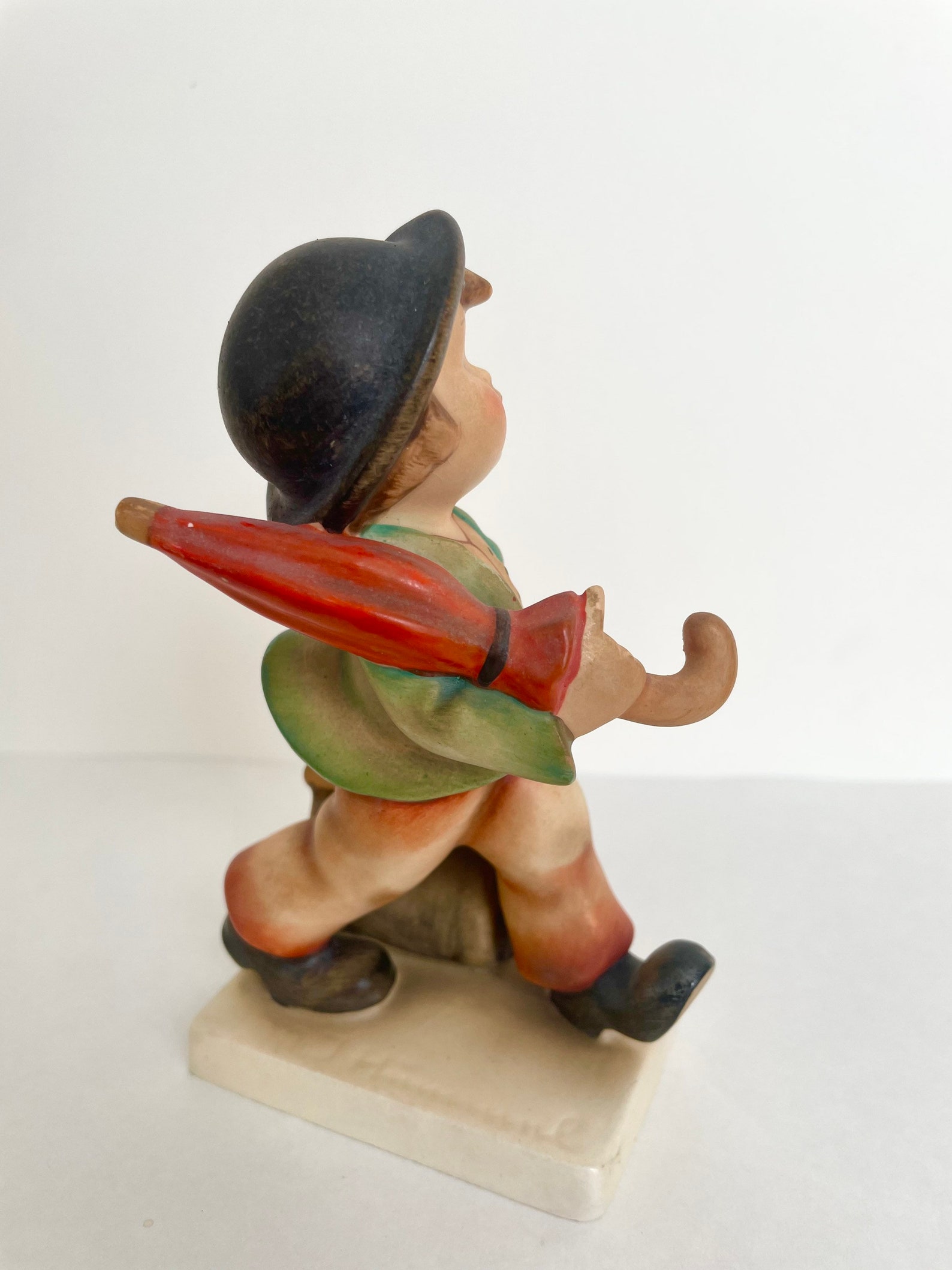 Goebel Hummel Merry Wanderer Figurine Boy With Bag and Umbrella - Etsy