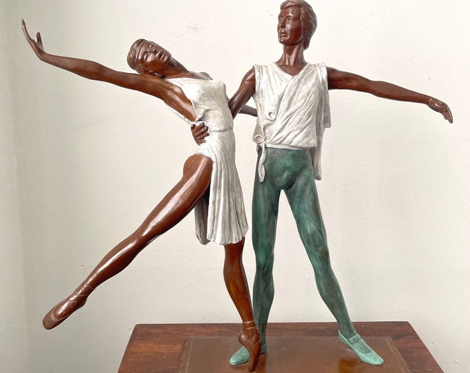 Bronze Ballerina Statue Contemporary Art Sculpture Bronze Ballet Dancer ...