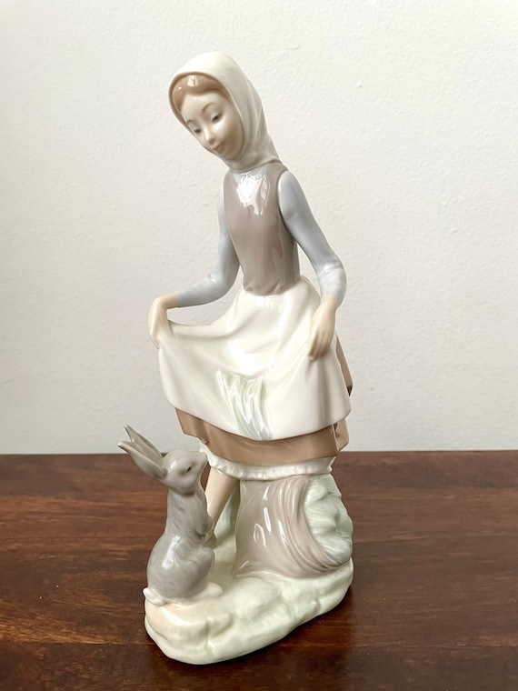 Vintage Lladro rabbits Food 4826 - Etsy