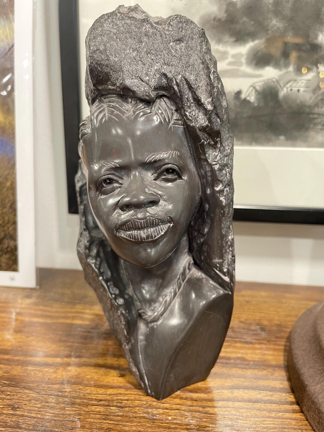 Antique Stone Carving Face Carving - Etsy