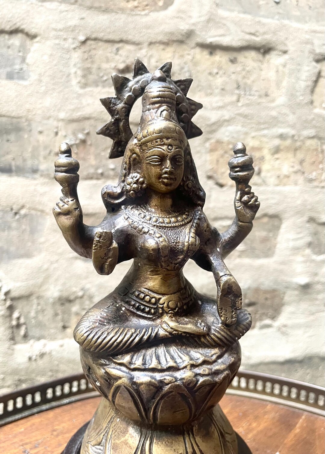 Hindu Goddess Deity Bronze Sculpture - Etsy