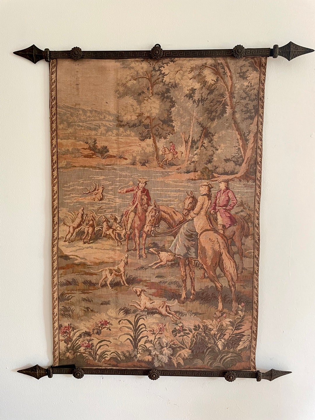 Original Vintage Tapestry Made in France - Etsy