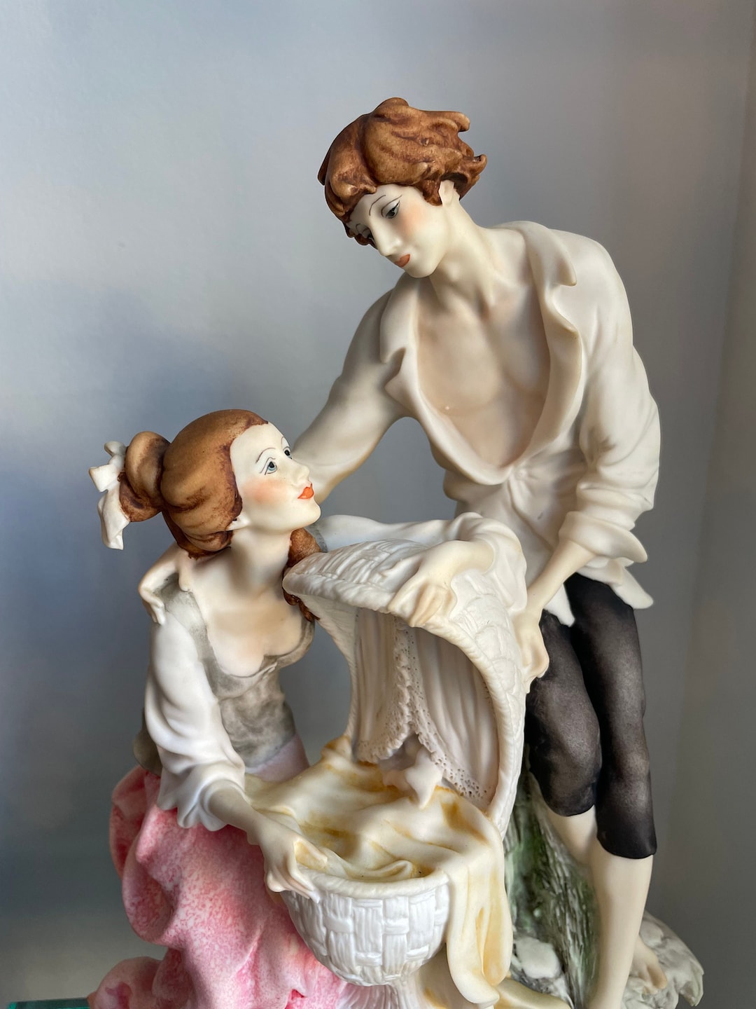 Giuseppe Armani Collectible Porcelain Figurine “family With Baby” Made ...
