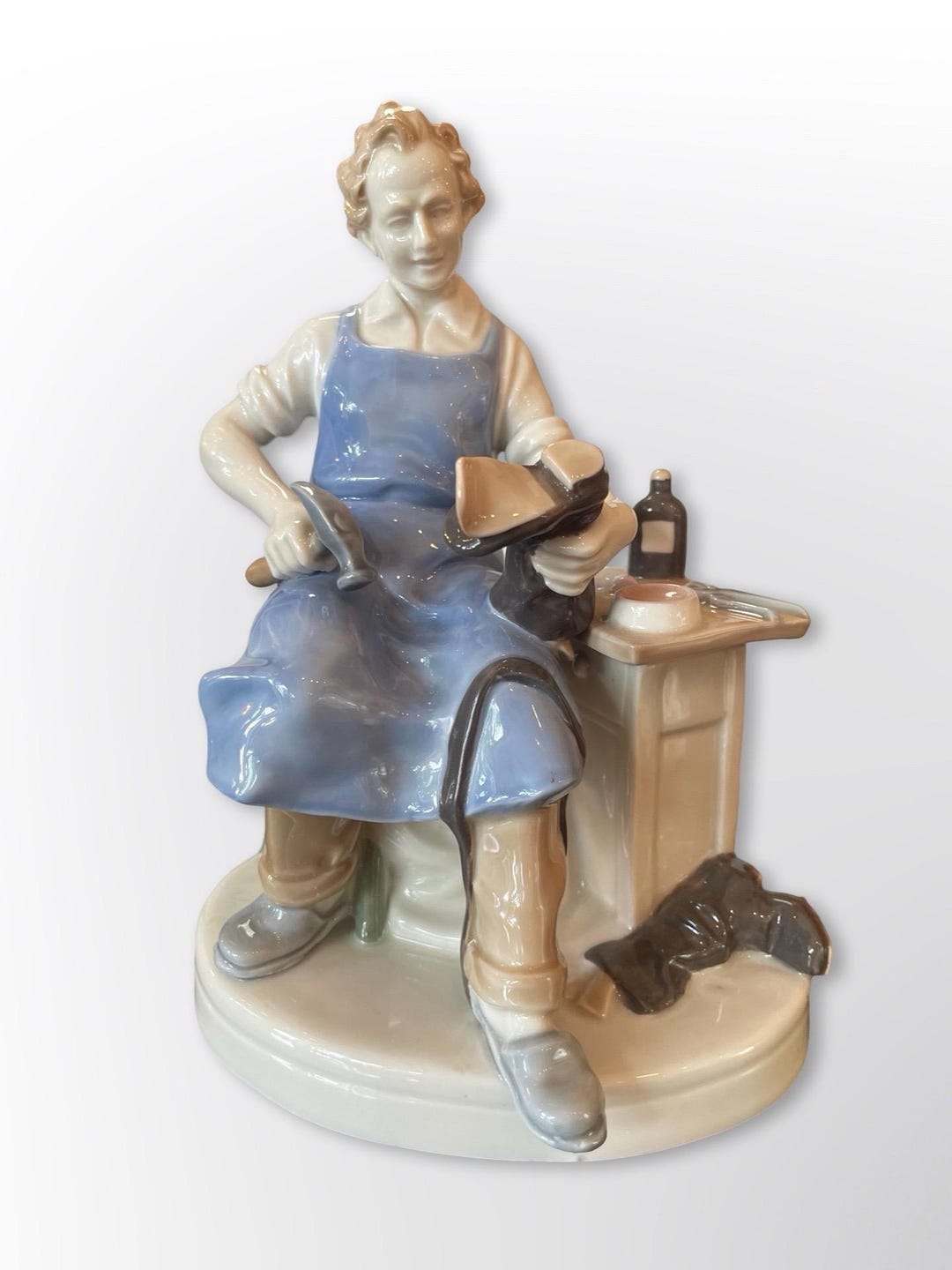Carl Scheidig Grafenthal Porcelain Figurine the Cobler Germany ...