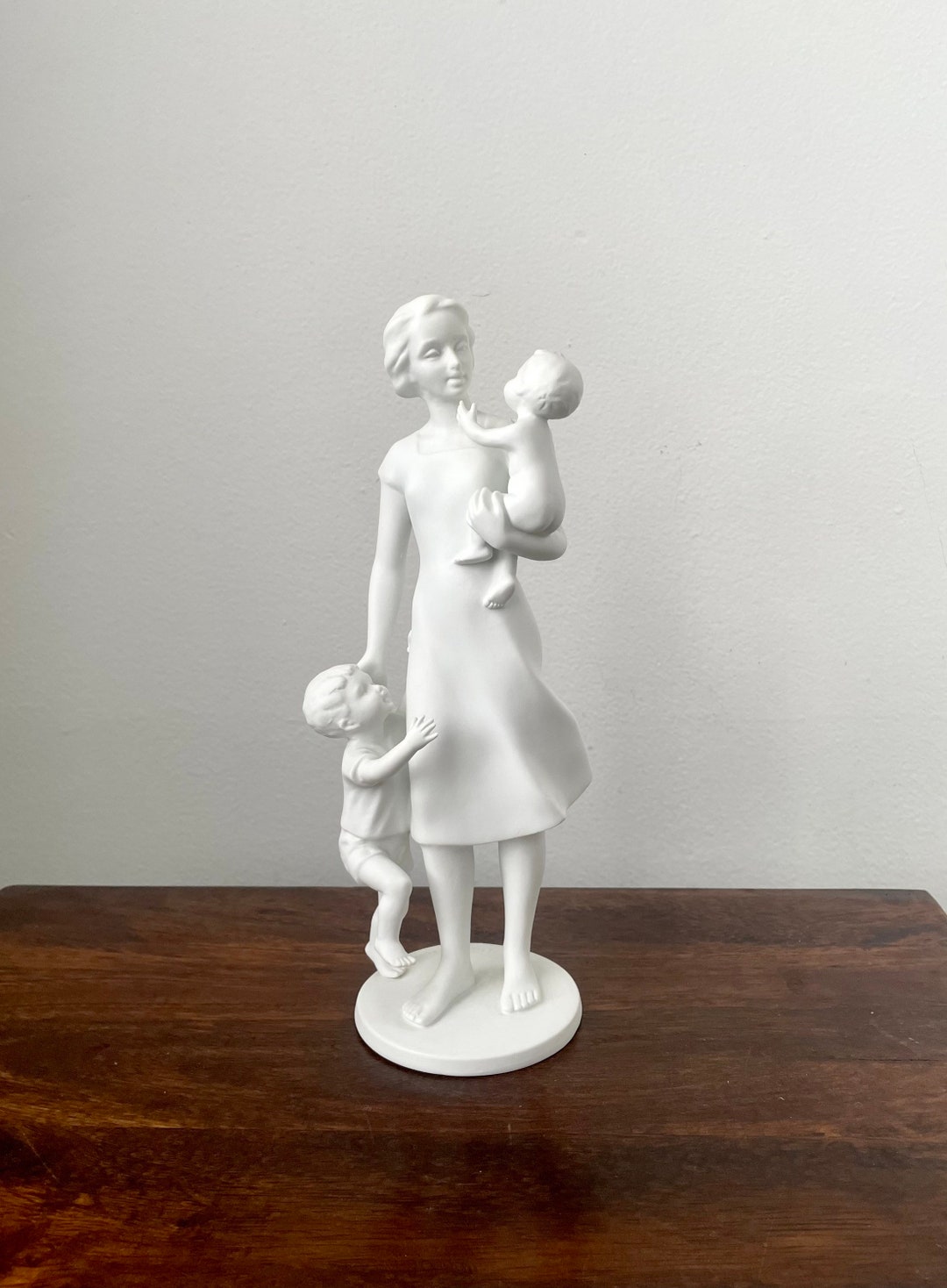 Kaiser Porcelain Figurine Mother and Children West Germany - Etsy