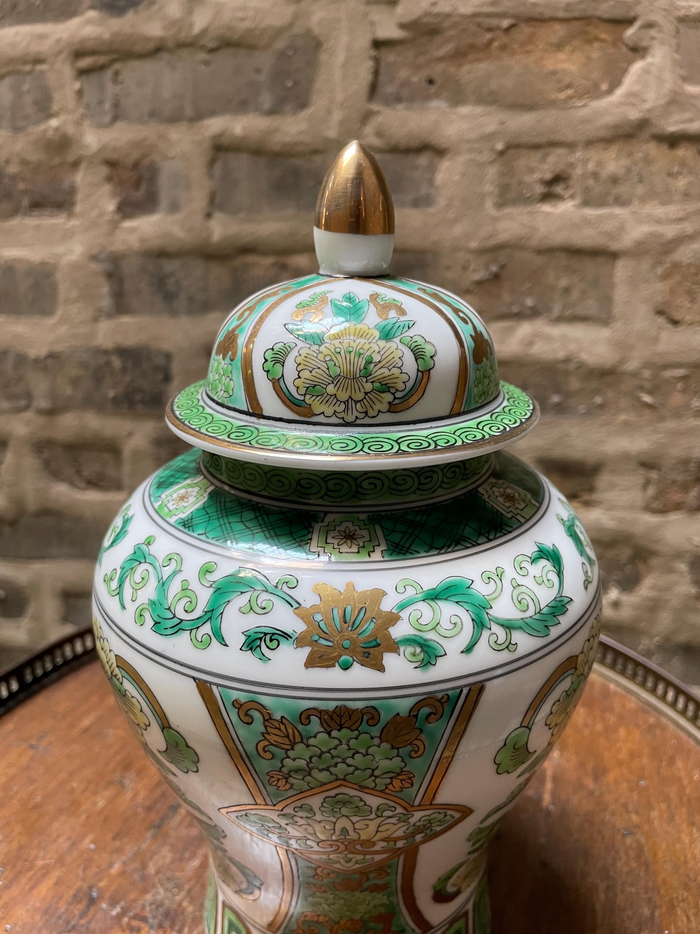 Gold Imari Japanese Porcelain Teal and Gold Hand Painted Vintage ...