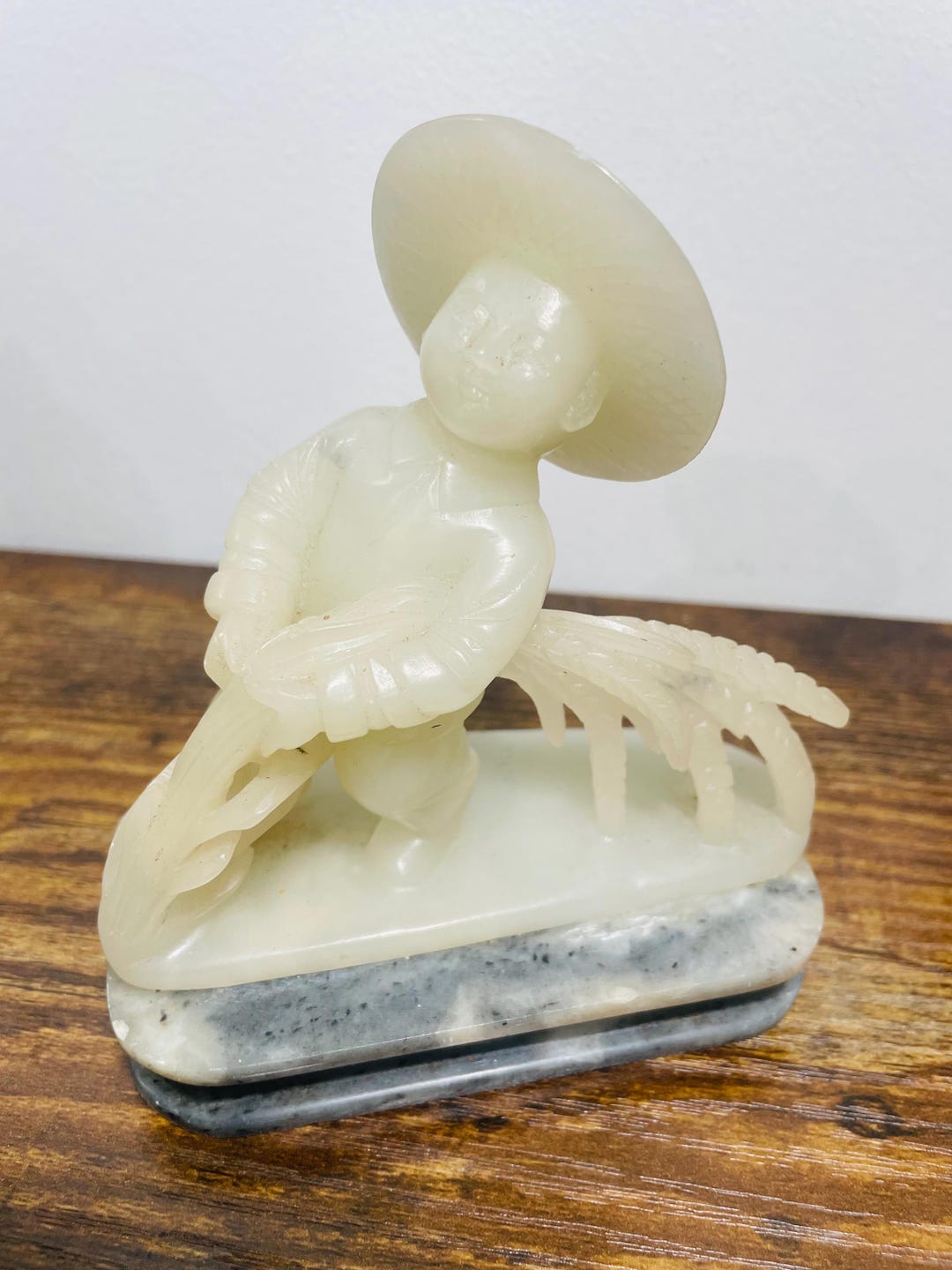 Small Stone Carving on a Marble Base - Etsy