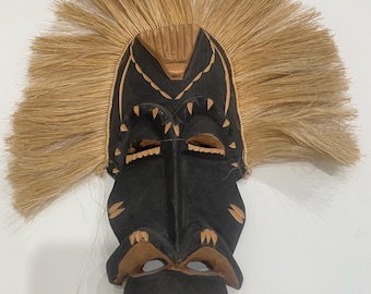 Vintage Genuine African Mask Hand Made in GHANA - Etsy