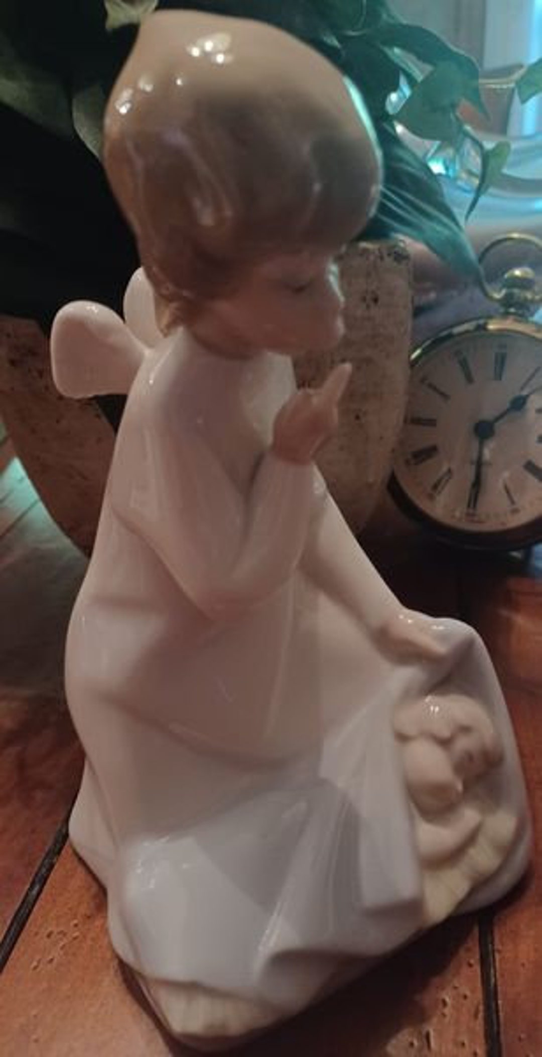 Lladro Angel With Child Figurine - Etsy