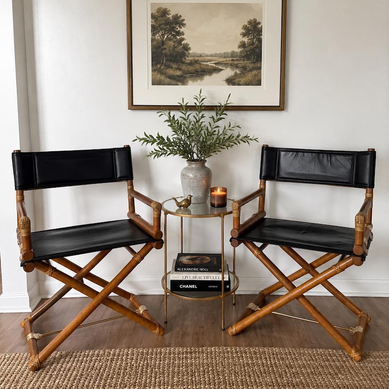 Vintage Mcguire Chairs - Etsy