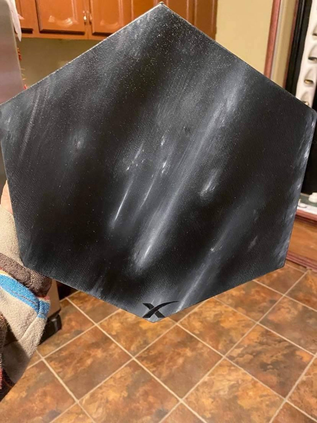 Hand Painted Hexagonal Scorched Spacex Starship Superheavy Tps Tile Re ...