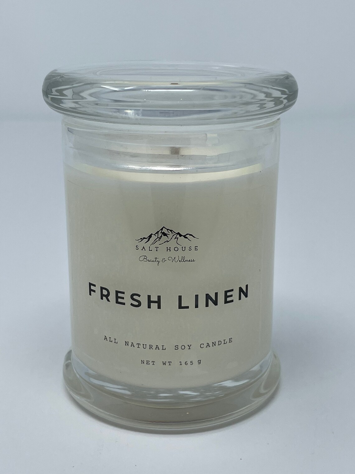 Fresh Linen Candle Fresh, Clean Scent 100% Soy Wax Candle Vegan Paraben ...