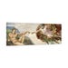 Creation of Adam Stretched Canvas | Renaissance Art Print | Sistine ...