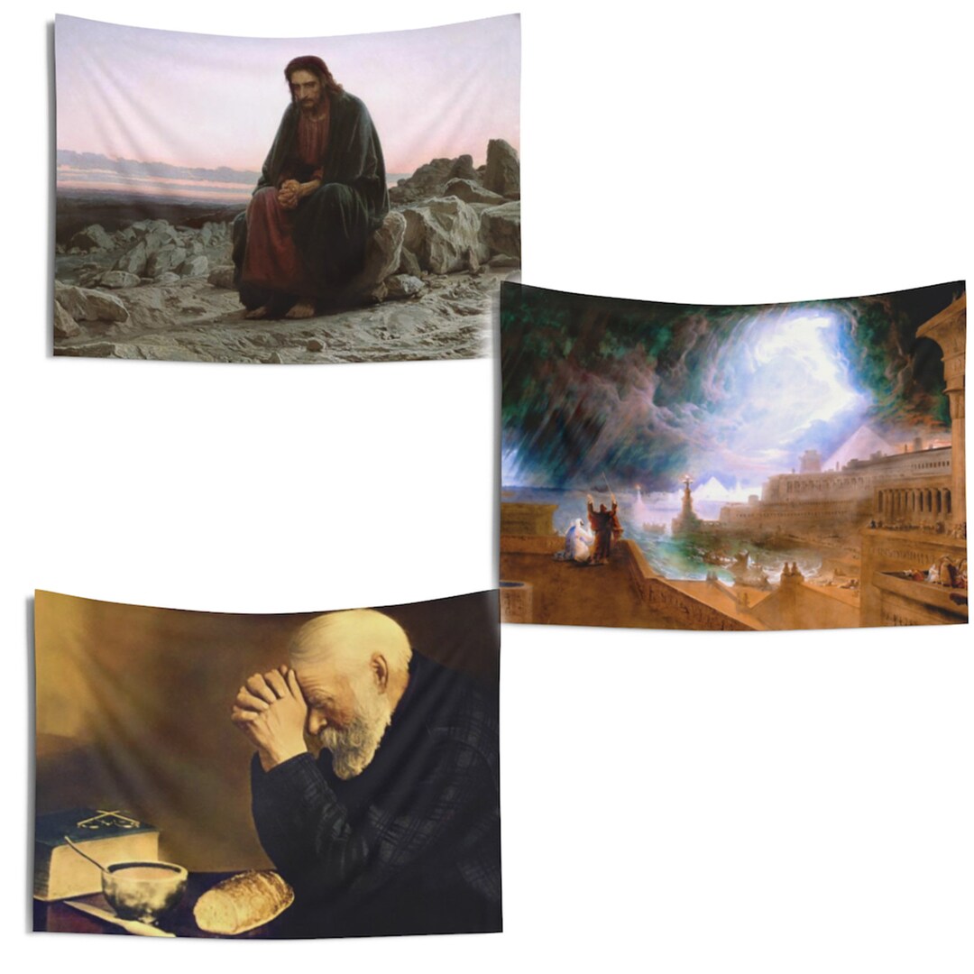 Christian Tapestry Tapestry Wall Hanging Jesus Tapestry Tapestry Wall ...