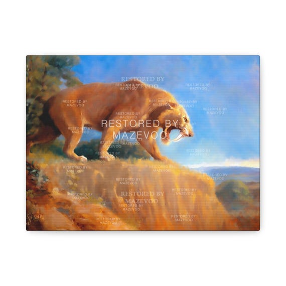 Saber Tooth Tiger Drawing