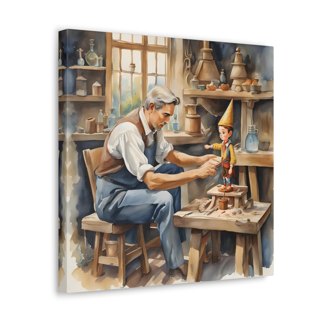 Pinocchio Wall Art Decor | Aesthetic Poster Prints | Artwork for ...