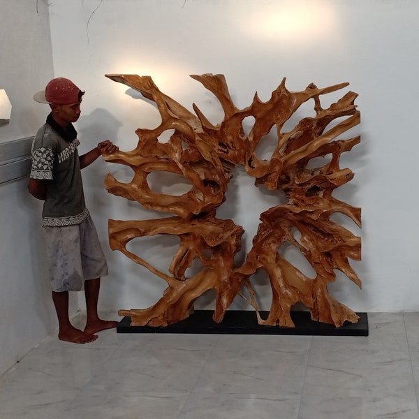 Wood Room Divider - Etsy