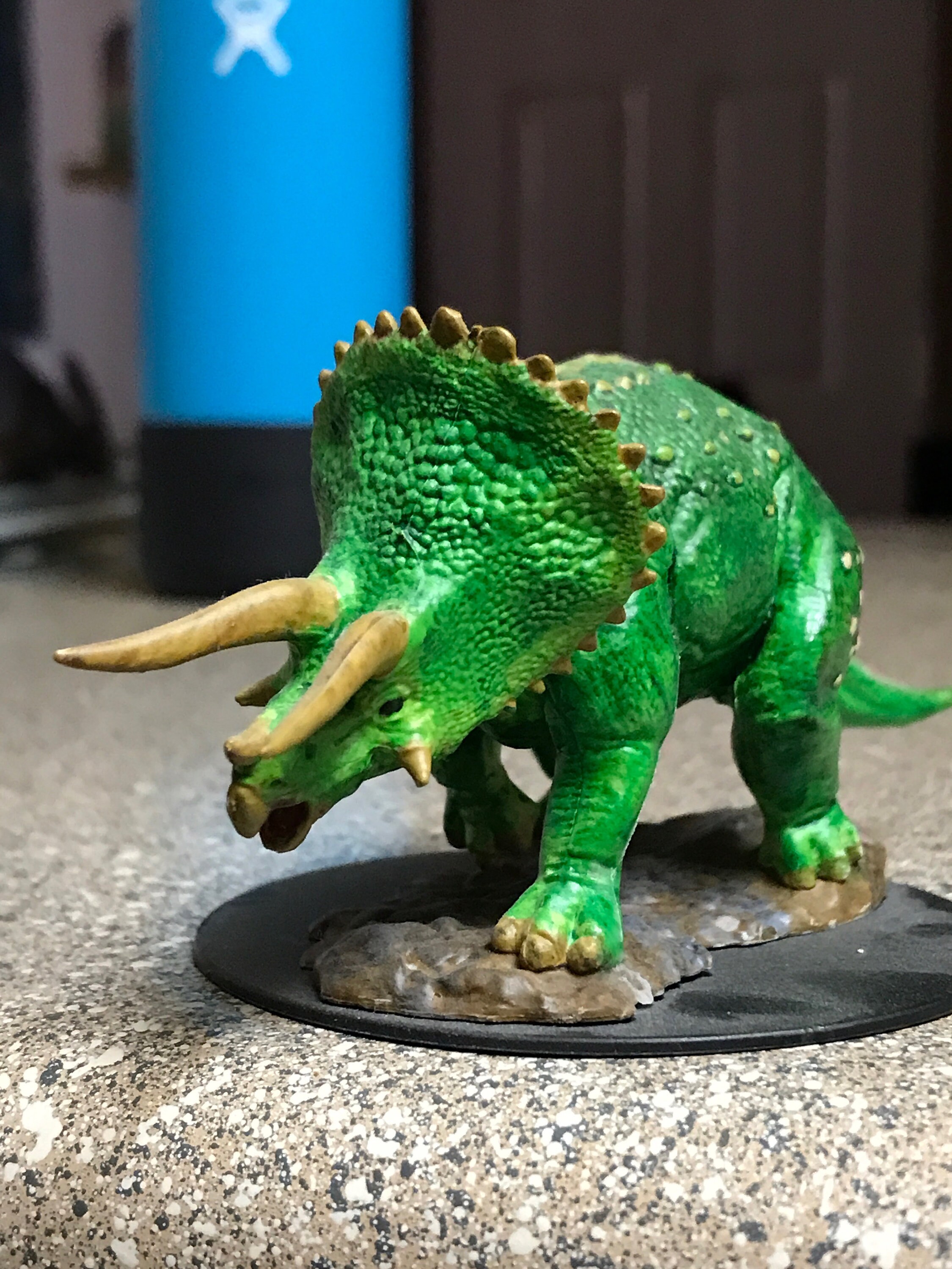 Triceratops , Dinosaur, D&D and Pathfinder Miniature. - Etsy