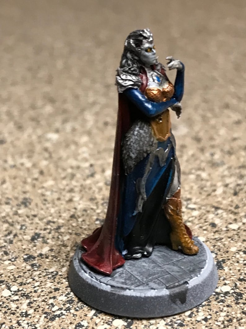 Vampire, Evil Countess, D&D and Pathfinder Miniature. - Etsy