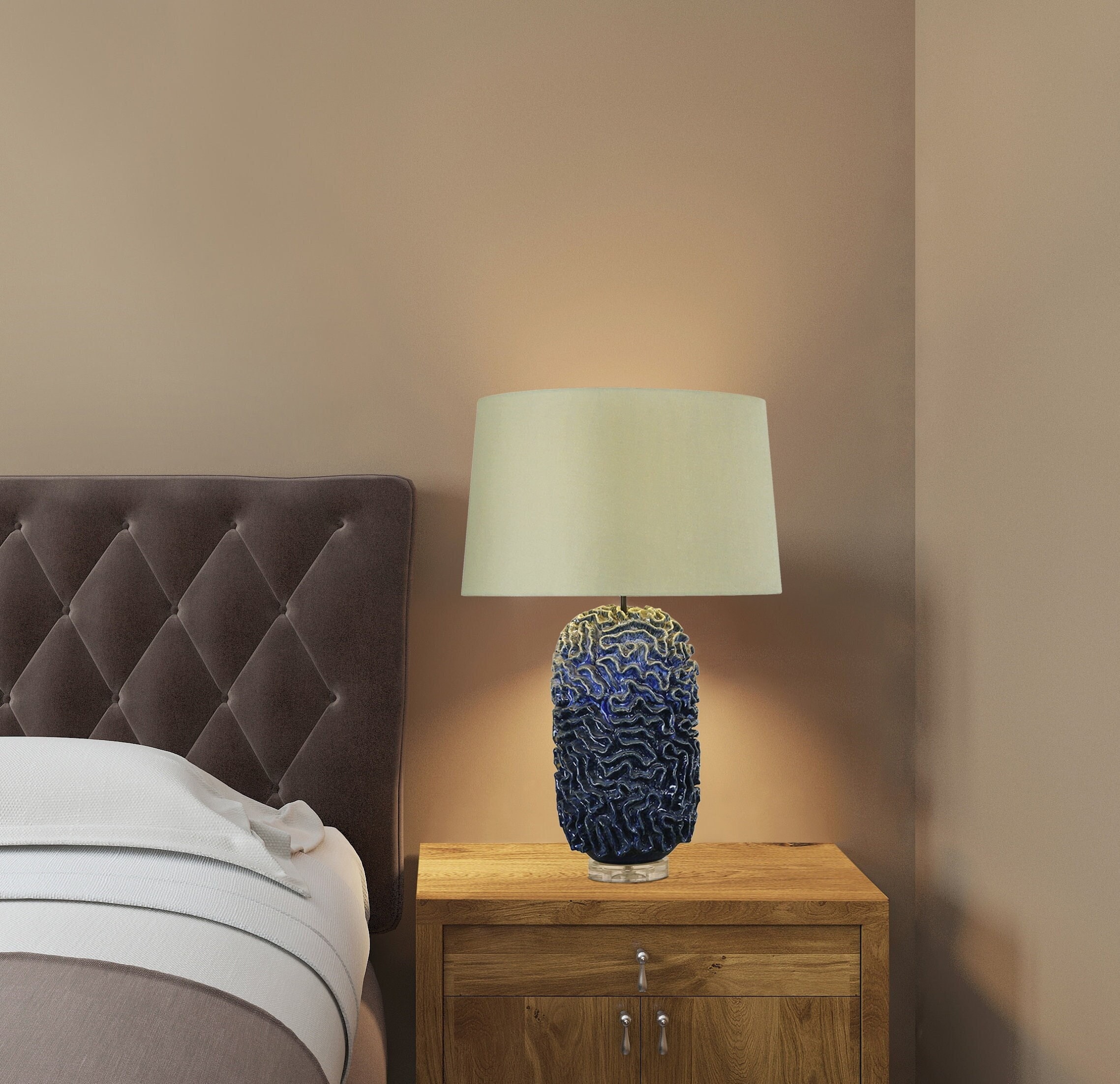 Navy Blue Table Lamps - Etsy