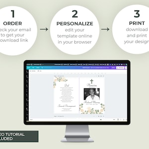 Cross Funeral Program Template Obituary Template Memorial Service ...