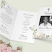 Cross Funeral Program Template Obituary Template Memorial Service ...