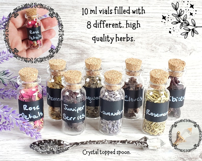 Witchcraft Starter Kit, Basic Spell Box Set, Altar Supplies, Spell ...