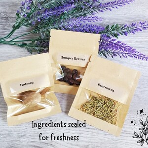 DIY Travel Protection Charm Bag Spell Kit, Create Your Own, Ingredients ...