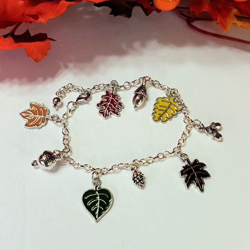 Leaf Charm - Etsy
