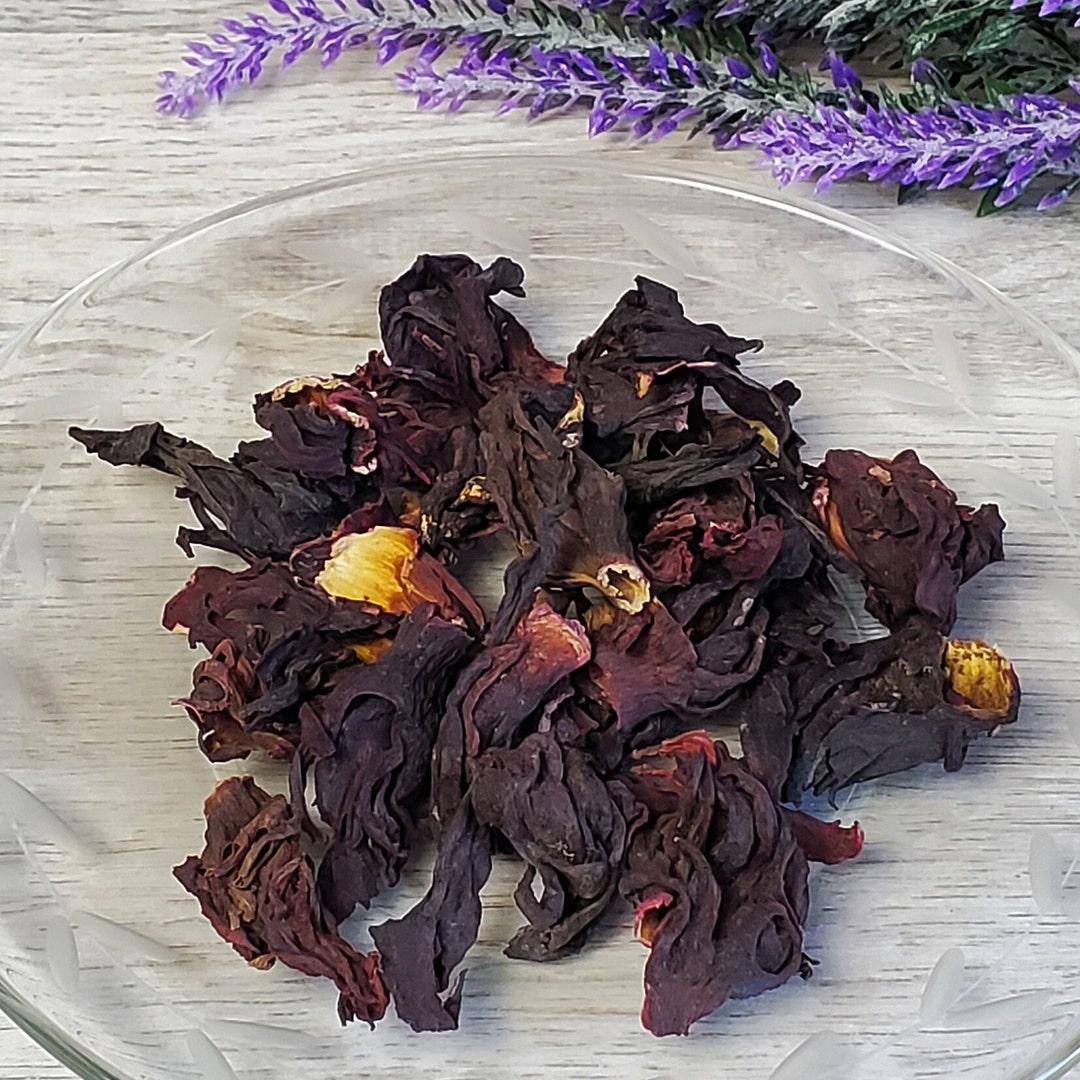 All Natural Dried Hibiscus Flower, Sealed for Maximum Freshness ...