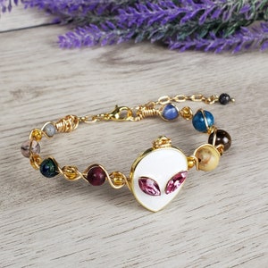 Alien Charm - Etsy