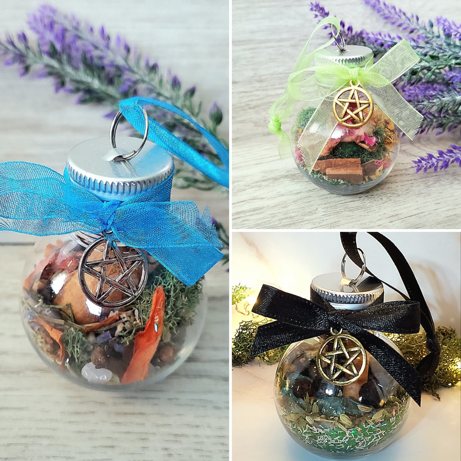 DIY Witch Ball Spell Kit Bundle, Protection, Home Blessing, Prosperity ...