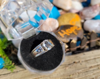 Petalite Ring | Etsy