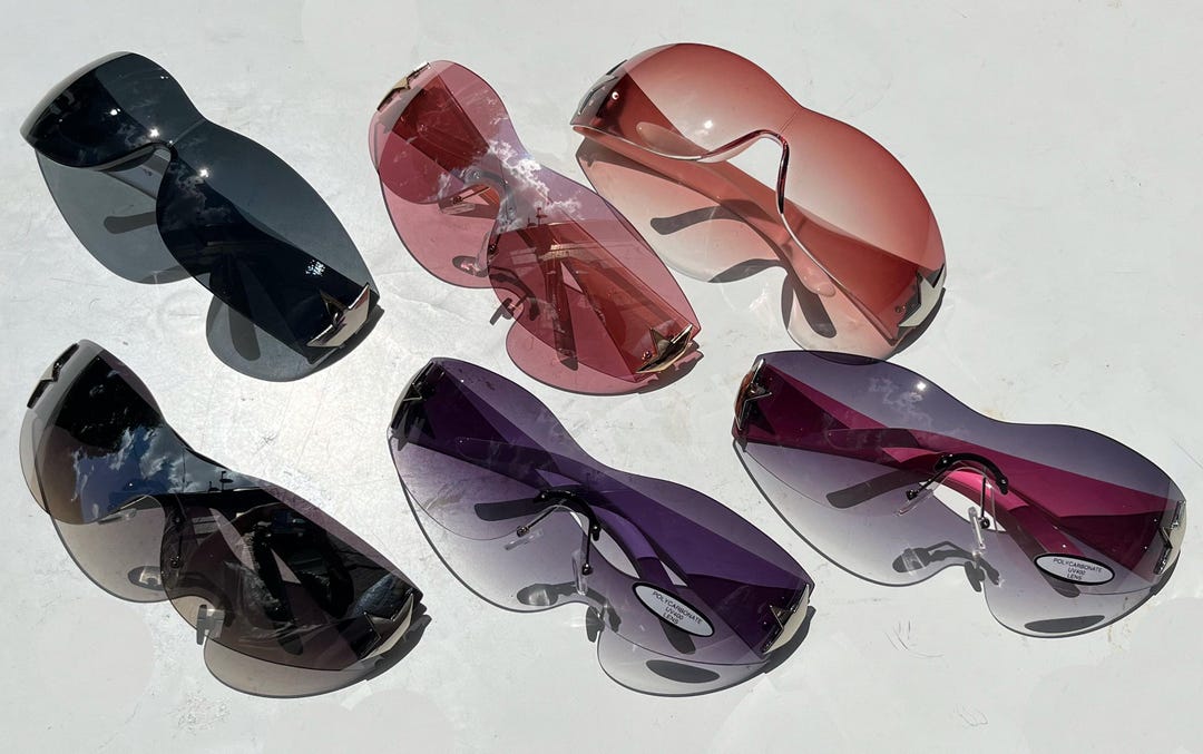 Punk Star Glasses - Etsy