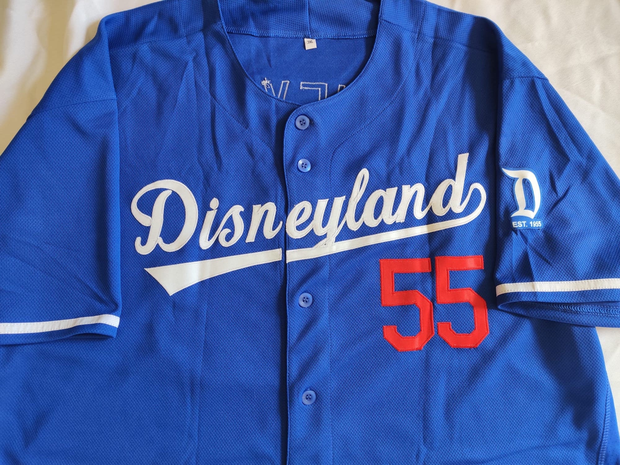 Disneyland Baseball Jersey (dodgers Blue) - Etsy